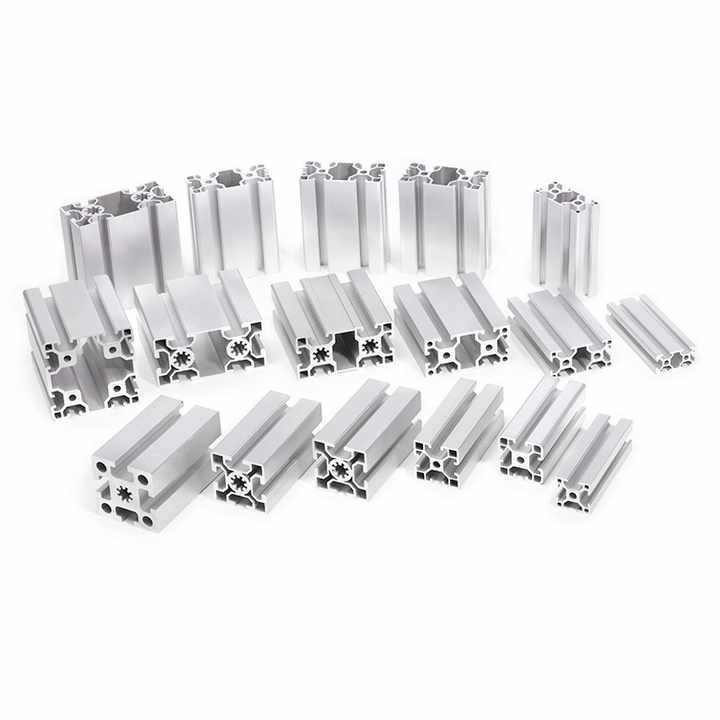 Industrial 40160 T5 Temper Aluminum Extrusion Profile CNC Processed ...