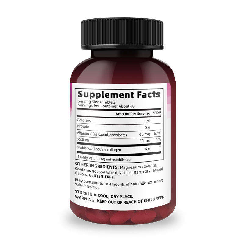 OEM/ODM Collagen Tablets with Vitamin C Biotin Calcium Iron Zinc ...