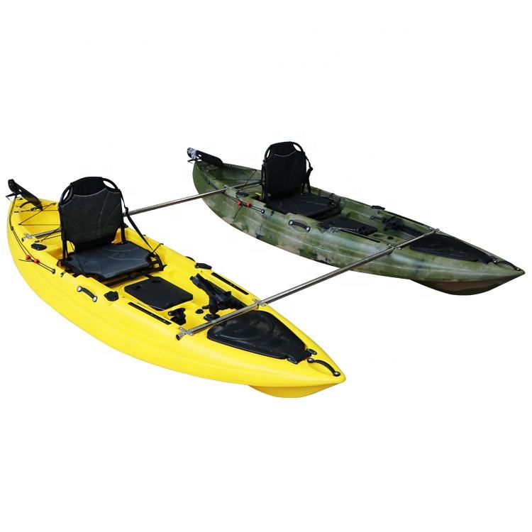 Stable Fishing Kayak Catamaran for Sale - Plastic Single Kayaks for ...