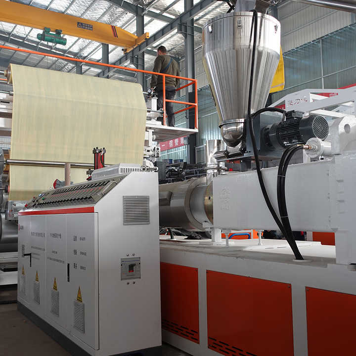 Core Components PVC Flooring Plastic Extruders with Bearing Motor ...