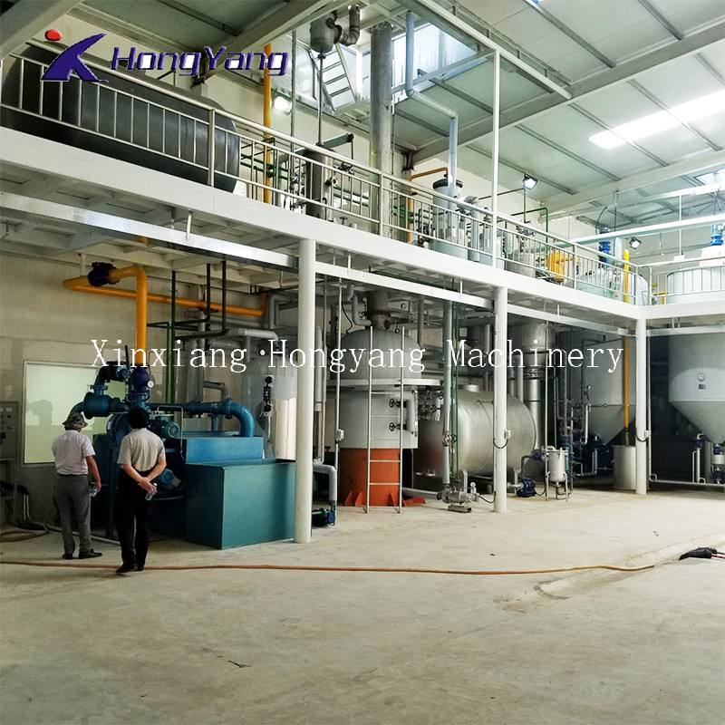 Sunflower Oil Physical Refining Equipment Continuous Deodorization ...