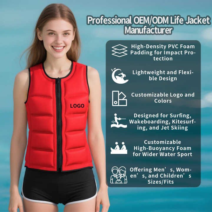 Factory PFD Neoprene Life Jackets for Adults PVC or EPE Foam Life Vest ...
