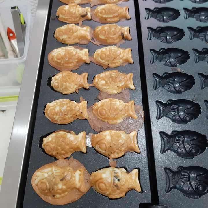 Korean Bungeoppang Pastry Mini Fish Waffle Maker Machine