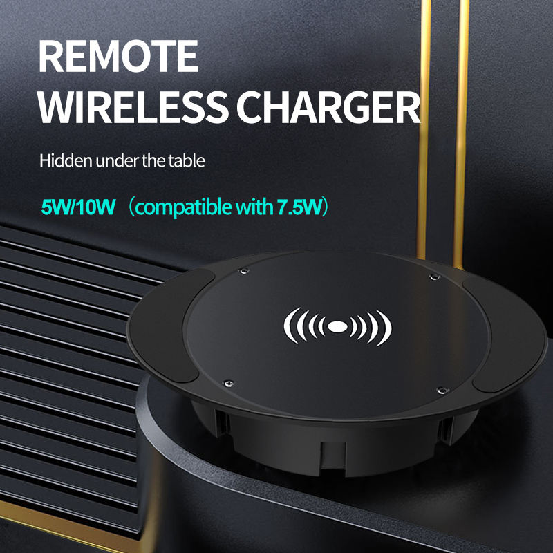 Under Counter Wireless Charger Concealed Isolated Wireless Charger 30MM ...