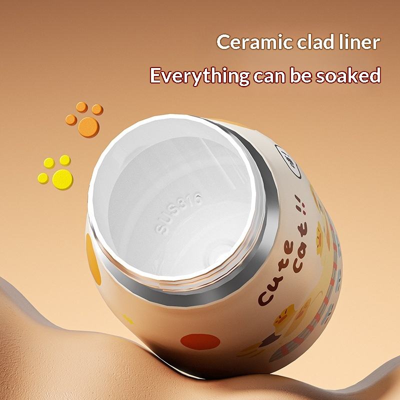 New Cute Cartoon Children's Thermos Bottle 316 Stainless Steel Double ...