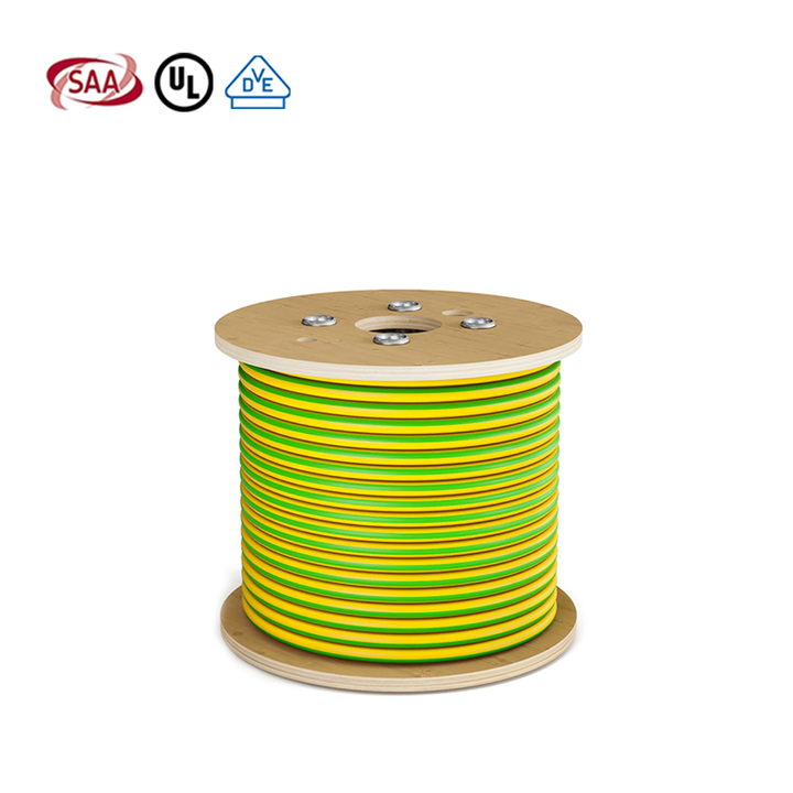 Yellow and Green Flexible Earthing Ground Cable 4mm 6mm 10mm 16mm 25mm ...
