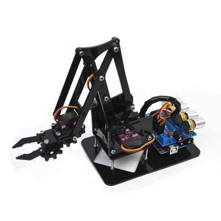 4 DOF Disassembly Acrylic Mechanical Arm Robot Kit