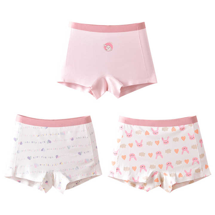 Custom logo Softprinting Cute Underwears Cotton Boxers for Girls ...