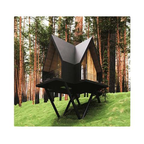 Customized Light Steel Prefabricated Luxury a-Frame Hotel Unit