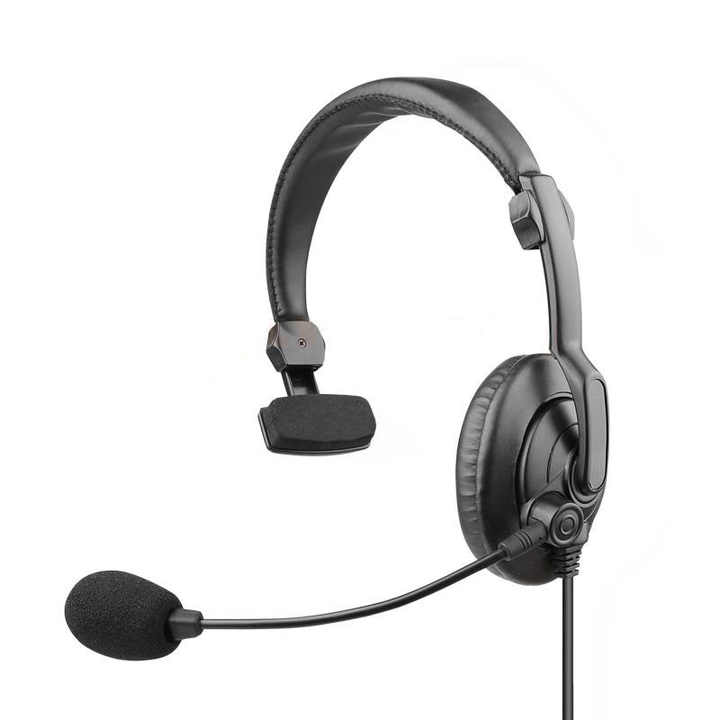 RHS 0436 Single Side Headphone Noise Cancelling Headset with Mic for TK ...