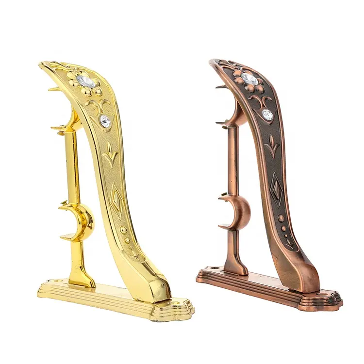 Factory Custom Wrought Iron Curtain Rod Finials, Heavy Duty Metal ...