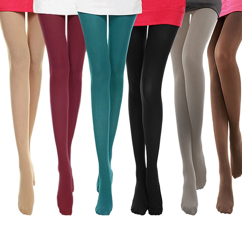 Women's High Waist Nylon Spandex Leggings Wholesales Opaque Pantyhose ...