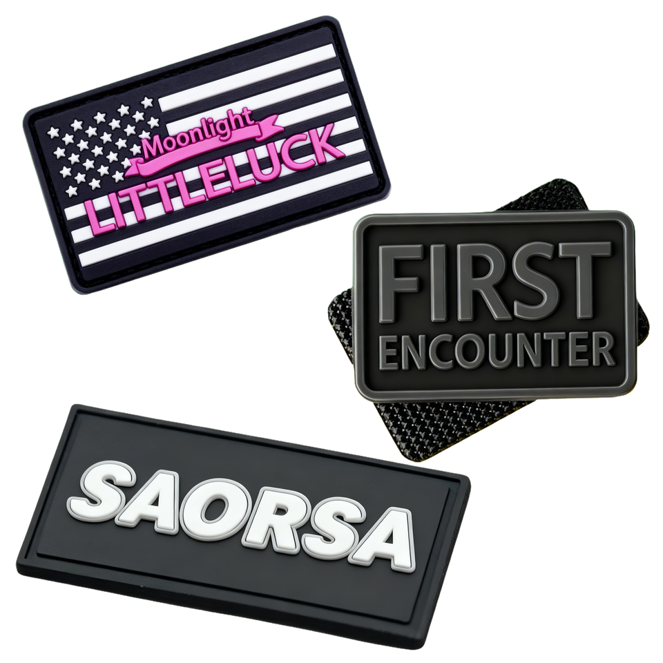 Custom 3D PVC Patch for Hats Caps Unique Raised Effect Flower and Heart ...