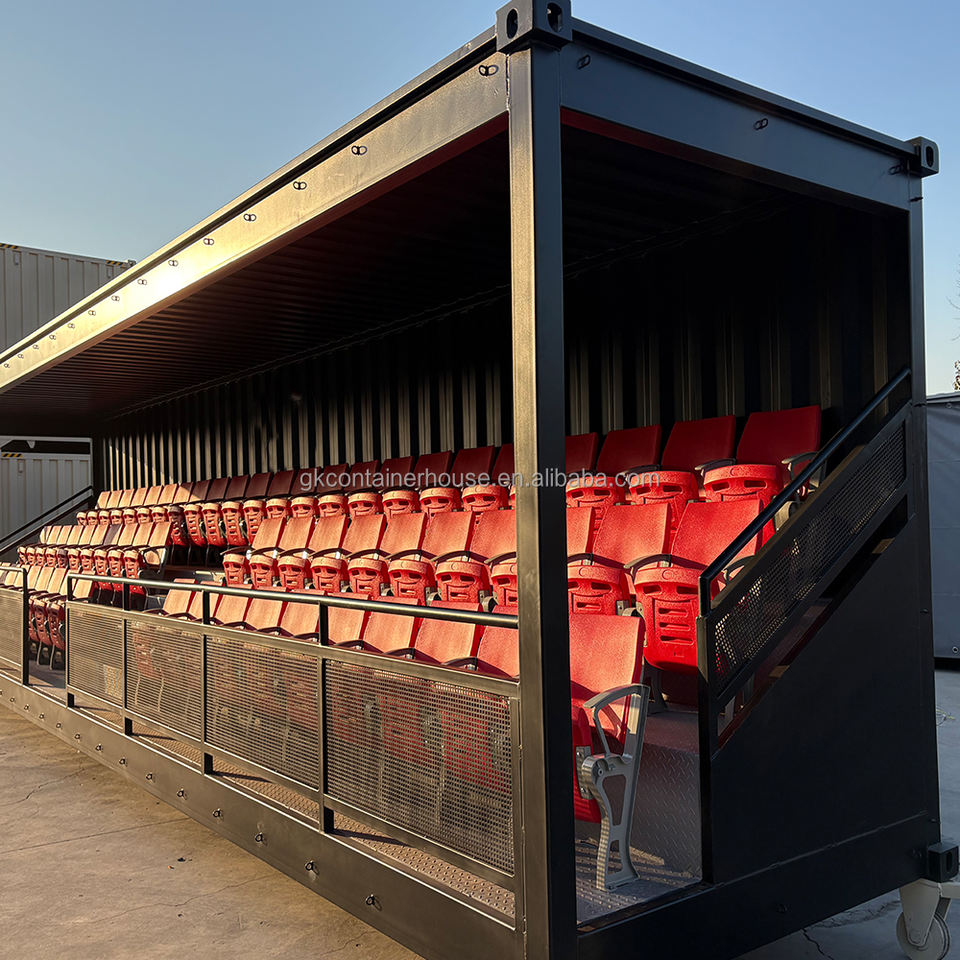 Prefab Container Bleachers for Stadium/School/Show Modular Steel ...