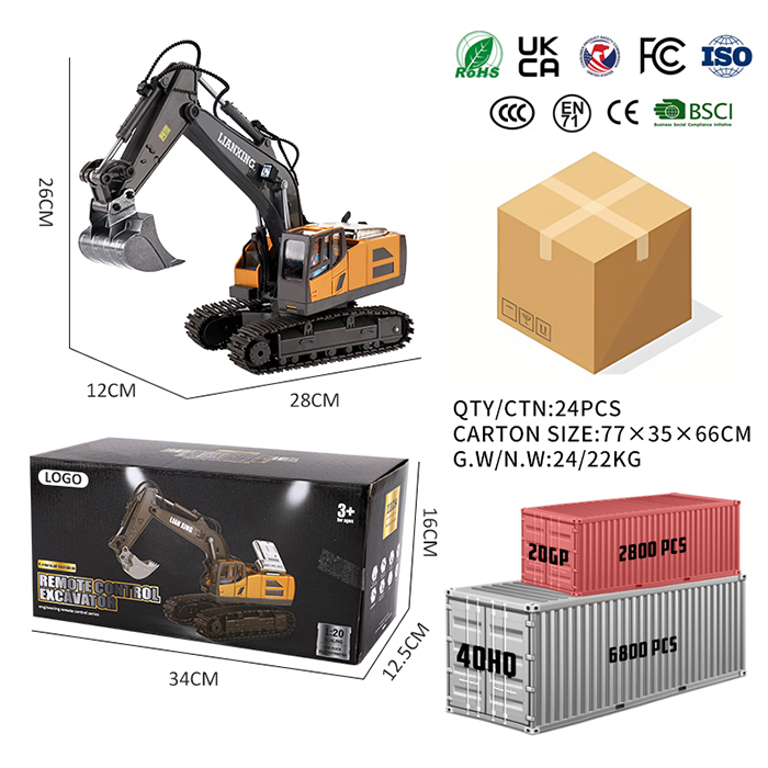 Remote Control Construction Trucks - Durable & Realistic