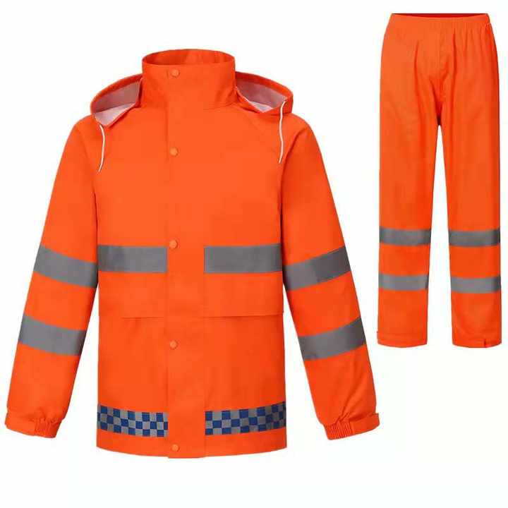 Labor protection Environmental Sanitation Split Rain Coat Waterproof ...