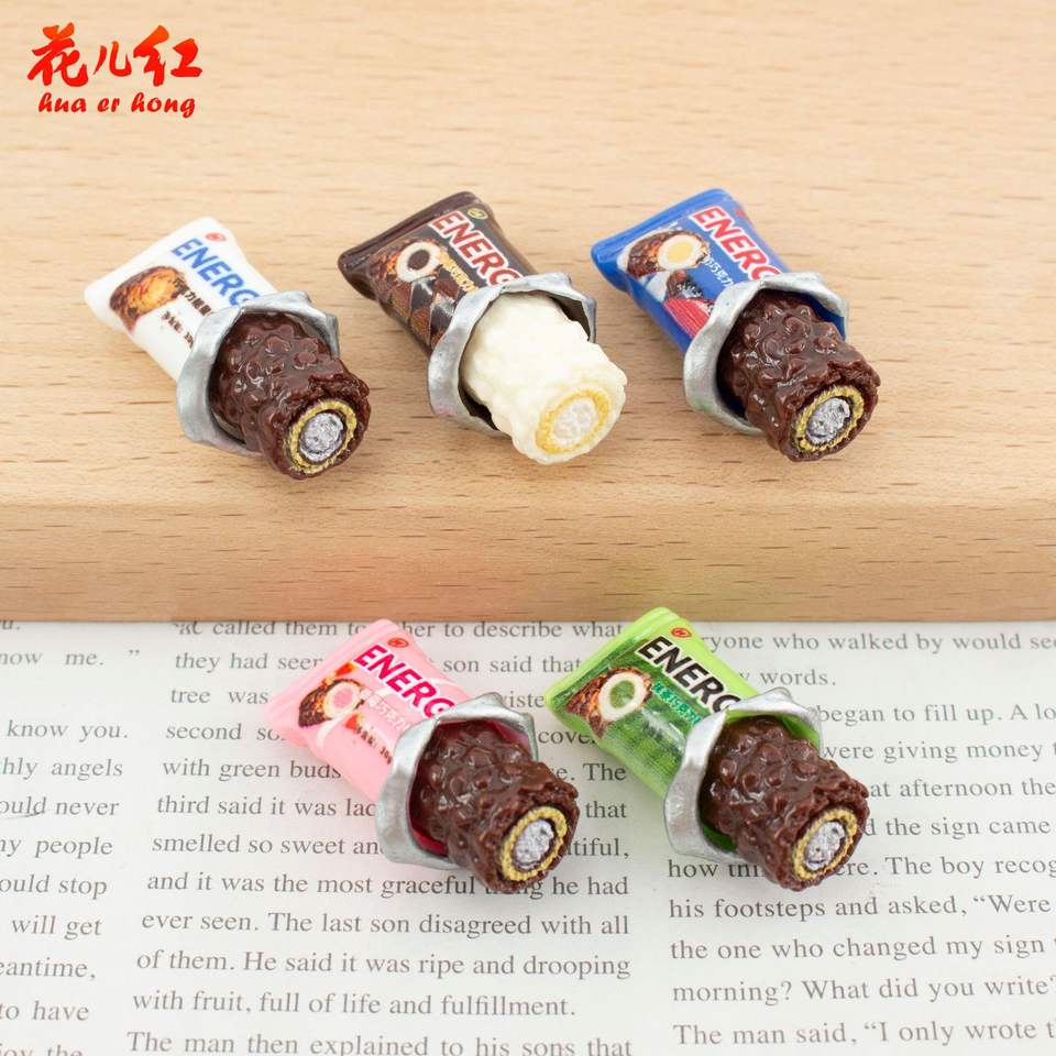 Energy Sweetheart Chocolate Bar Handmade DIY Resin Food Charms Hair ...