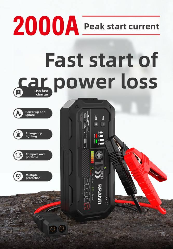 16000mAh Car Jump Starter Battery Charger Power Bank Auto Battery ...