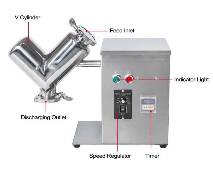 Small Laboratory Mixer - Efficient Powder Mixing