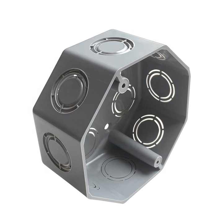 3x3 Waterproof Enclosure Box Pvc Plastic Octagonal Electrical Box ...