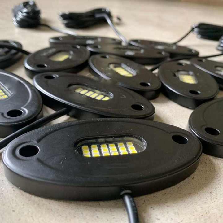 12v24w IP69 Rocks Led Lights White Pod for Off-road