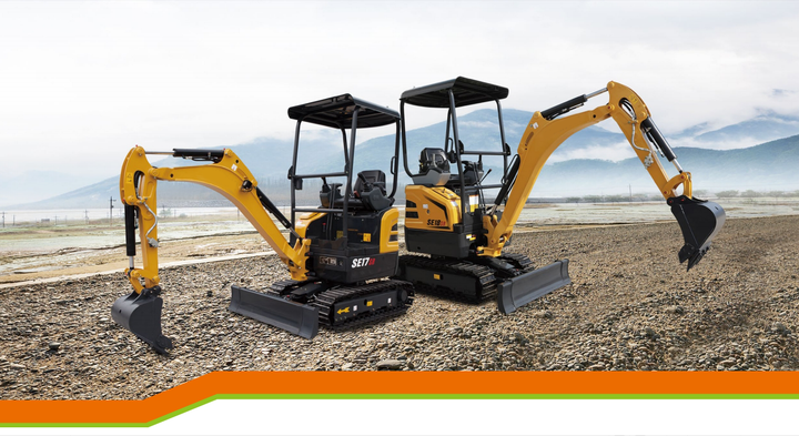 China DY17 2.0 Tons Mini Excavator with CE Excavator Parts Hole Digger ...