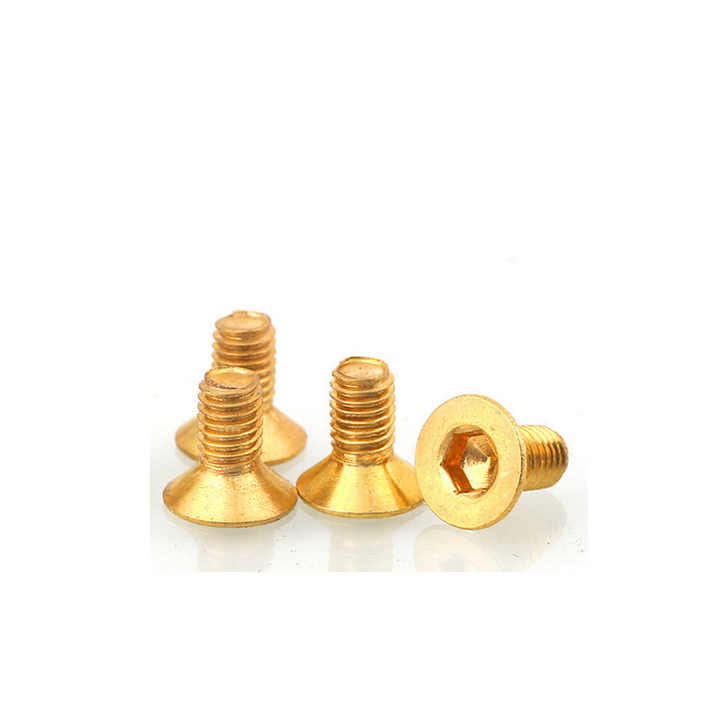 M2 M2.5 M3 M4 M5 M6 Din7991 Din 7991 304 Stainless Steel Brass Hexagon Hex Socket Flat ...