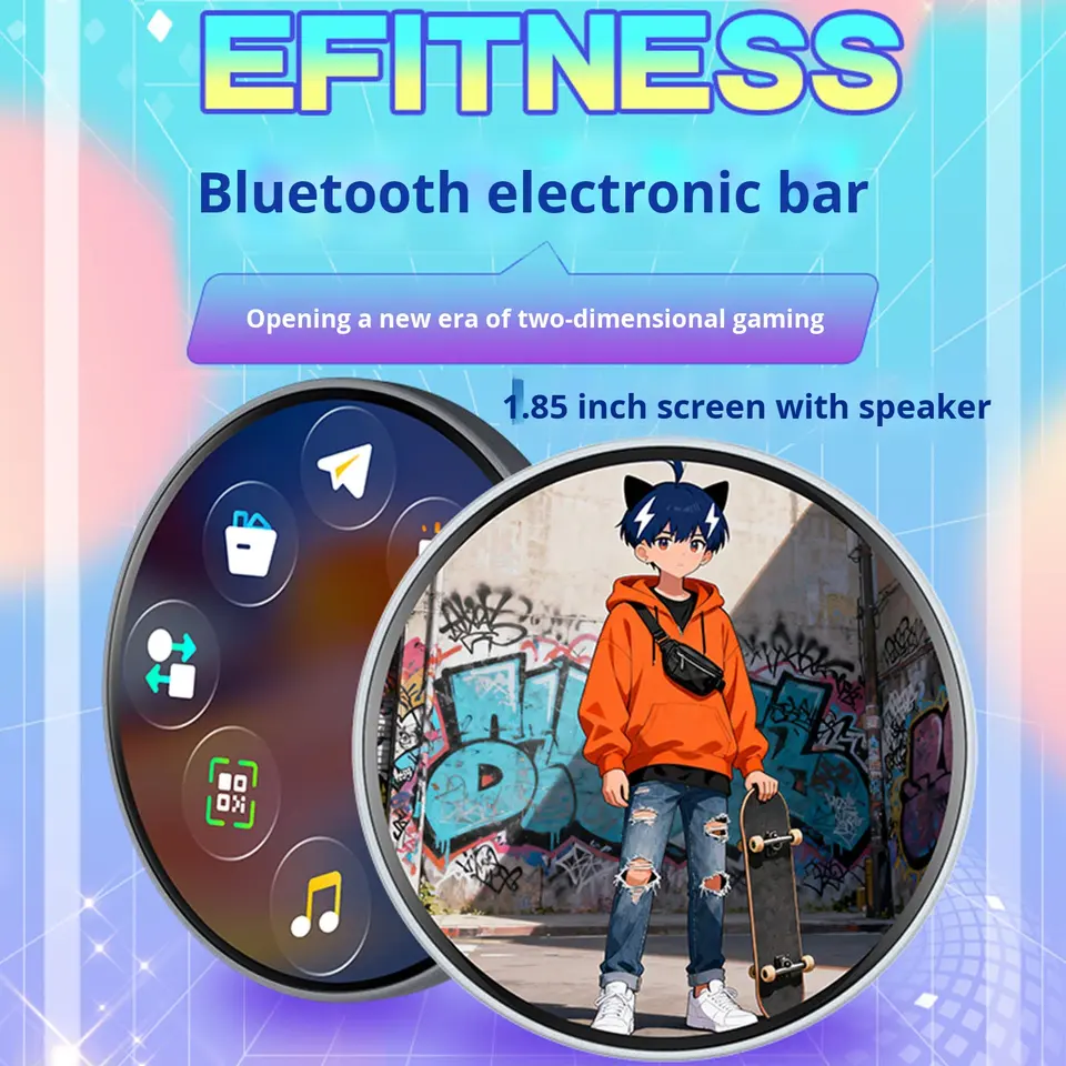 Smart Touch Screen for OLED App Control Android Bar Electronic Badge ...