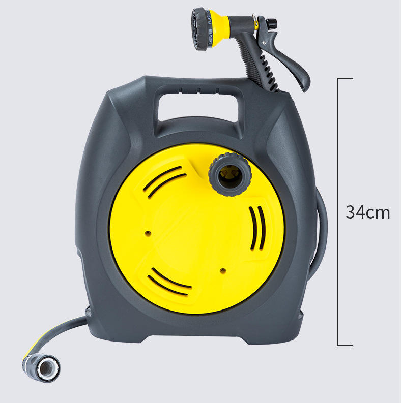 Mini Hose Reel Garden - Retractable Garden Hose Storage Rack for ...
