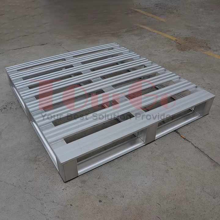TourGo Heavy Duty Aluminum Storage Pallets Metal Stacking Pallets ...