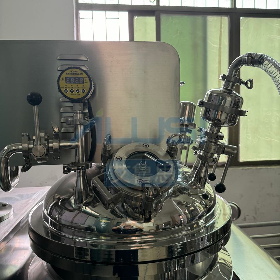 100 Liters Emulsifier Cream Lotion Vacuum Emulsifying Mixer With Oil ...