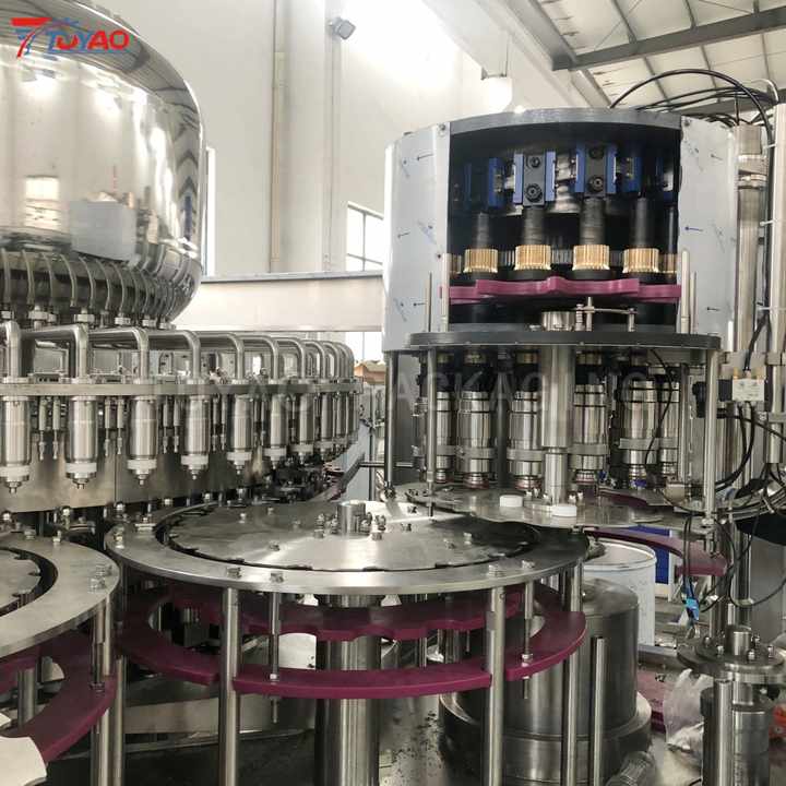 Automatic Rinsing Filling and Capping Hot Filling Machine for PET ...