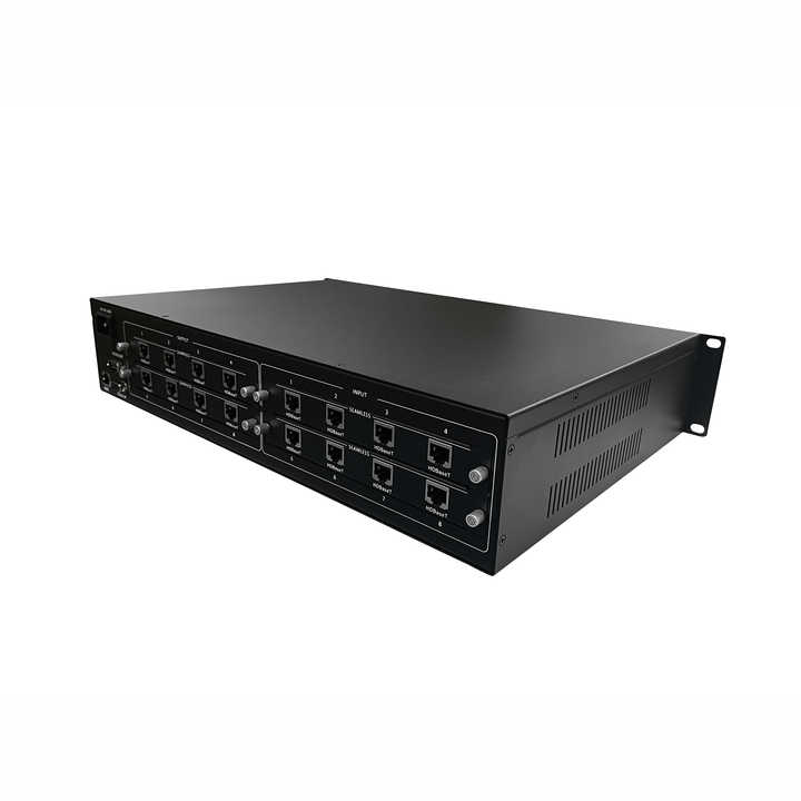 Modular 4K Hybrid Matrix Switcher 8x8 HDBase T Video Matrix Switcher 4k with 100m Extender ...