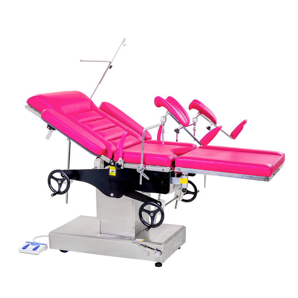 Electric Gynecology Examination Table with Adjustable Height and ...