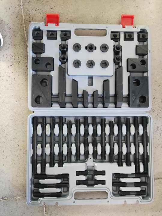58 - PCS Steel Universal Clamping KIT M14 M16 M20 3 Months Plastic Box ...