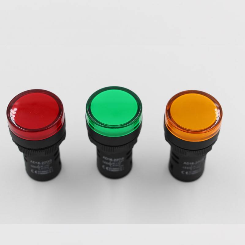 220V LED Indicator Light - RGB, IP44, 50000 Hours Lifespan