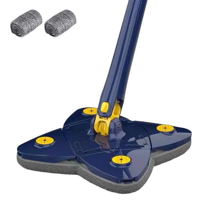 Four Corner Squeeze Water Mop Long Handle 360 Rotatable Cleaning Mop ...