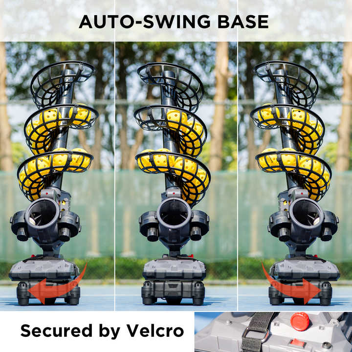 Pickleball Machine - Adjustable Speed & Angles for Training