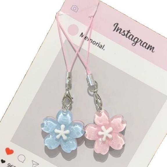 Sakura Flower Keychain Pendant for Handbag Accessories Stylish Cute ...