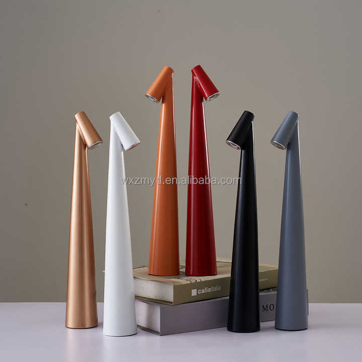 Portable LED Table Lamp Touch Sensor 3-Levels Brightness Rechargeable ...