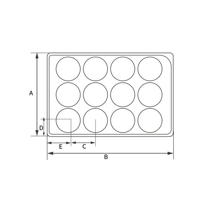 12 Wells Cell Culture Plate 6/12/24/48/96 Well Tissue Culture Plate ...