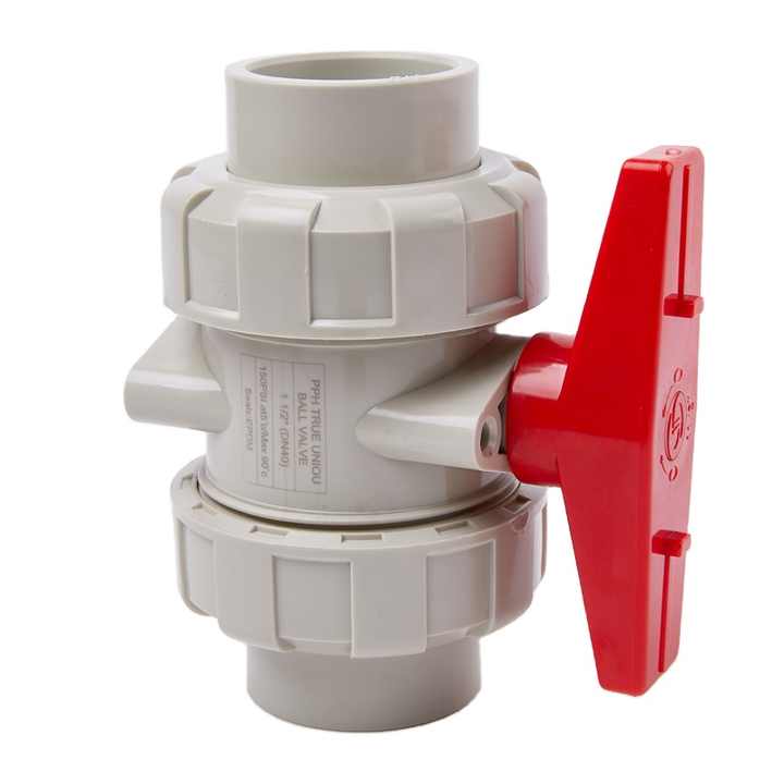 Din Standard DN15 PPH Ball Valve Industrial Double True Union Water Valve| Alibaba.com