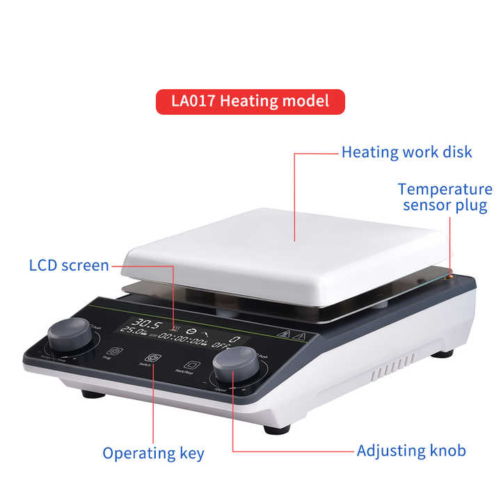5L Digital Temperature Control Hot Plate Magnetic Stirrer