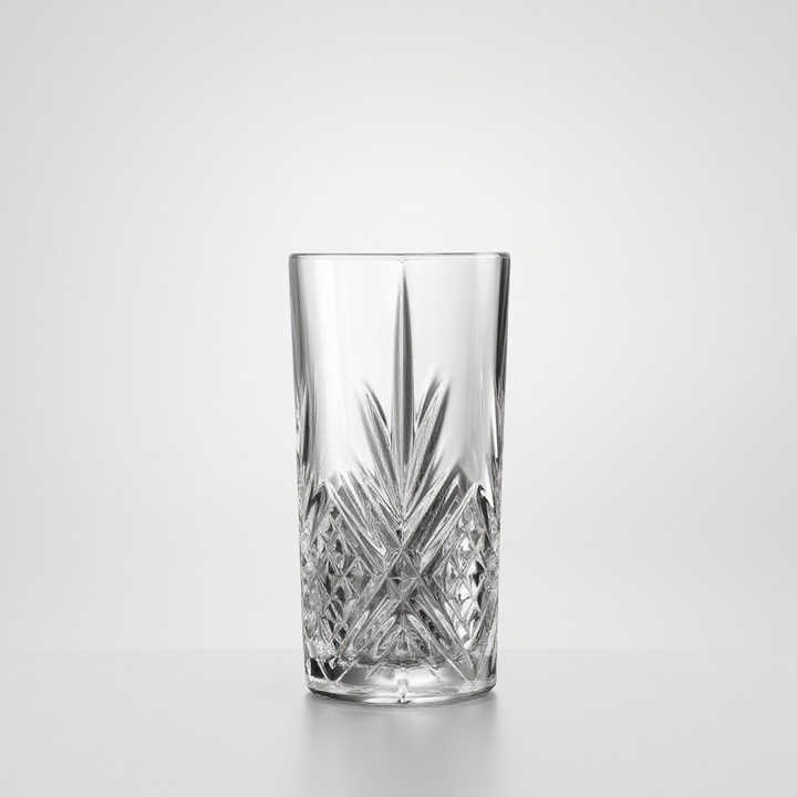 Cut Glass Design Crystal Hiball Glasses 12oz / 350ml - Buy Cut Glass ...