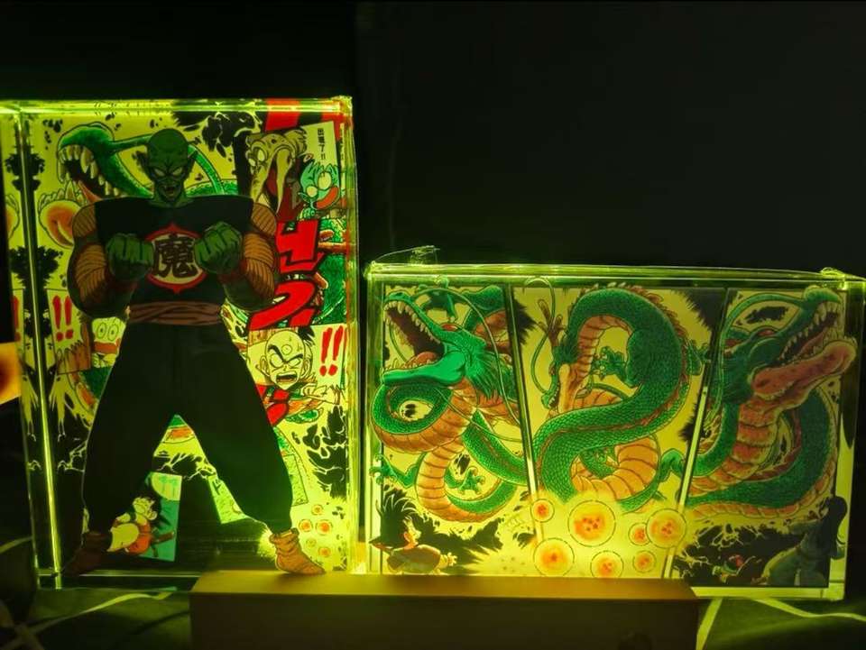 Wholesale A+ Grade Transparent Dragon Z Balls Acrylic Card Display ...