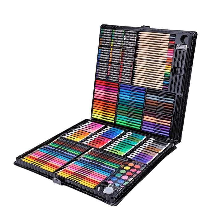 Deluxe Art Set for Kids Artist Kit Includes Watercolor, Crayons ...
