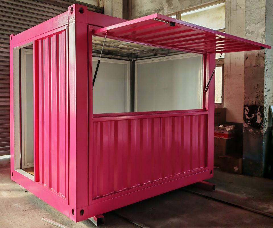20FT/40FT Customized Fireproof Sandwich Panel Steel Container House for ...