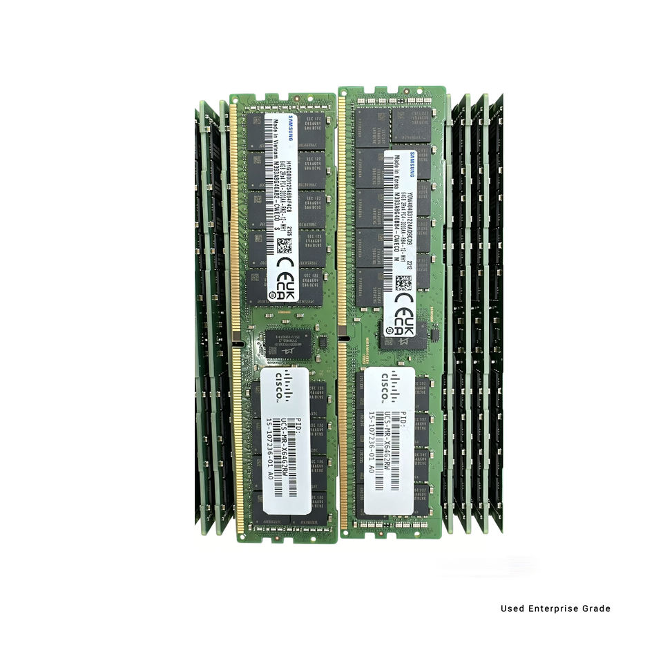 64GB DDR4 3200 ECC RDIMM Used Server RAM M393A8G40BB4-CWE for for UCS ...