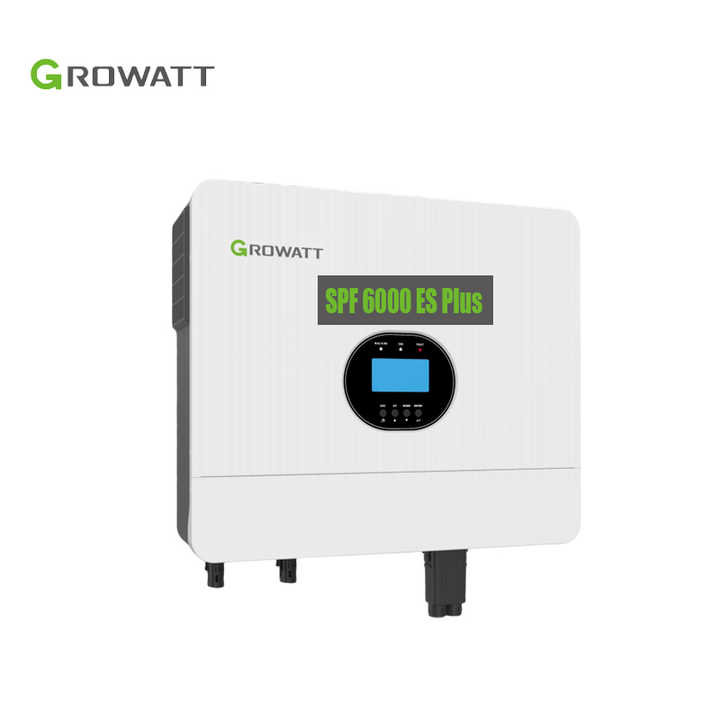 Growatt SPF 6000 ES Plus 6kW Off-Grid Storage Solar Inverter for Uninterrupted Energy Supply ...