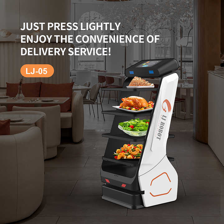 AI Room Service Humanoid Hotel Welcome Robot - Smart Waiter
